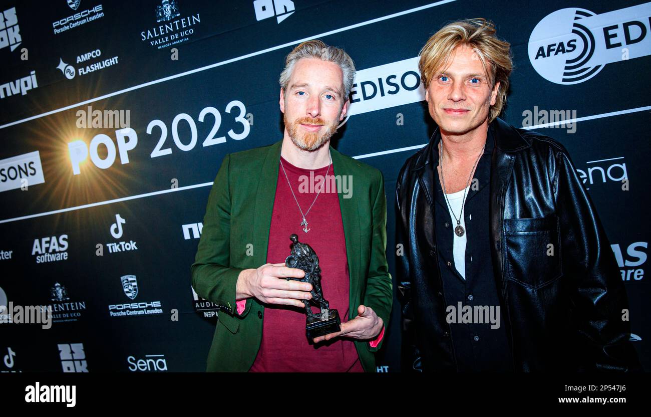 LEUSDEN - 06/03/2023, Direct receives the Edison Pop award in the Rock ...
