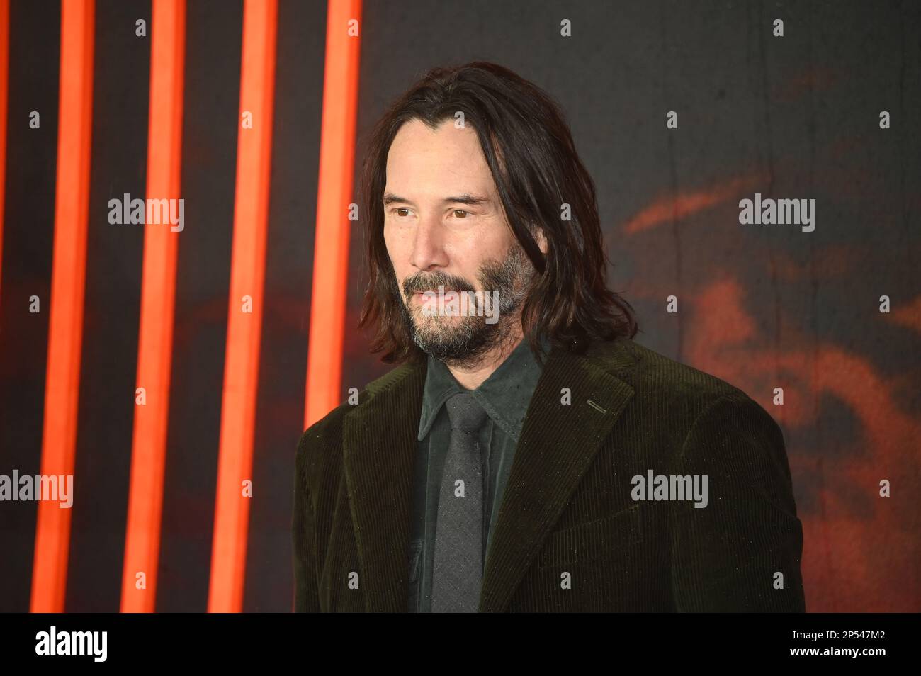 London, UK. 06/03/2023, Keanu Reeves attends the UK gala screening of ...