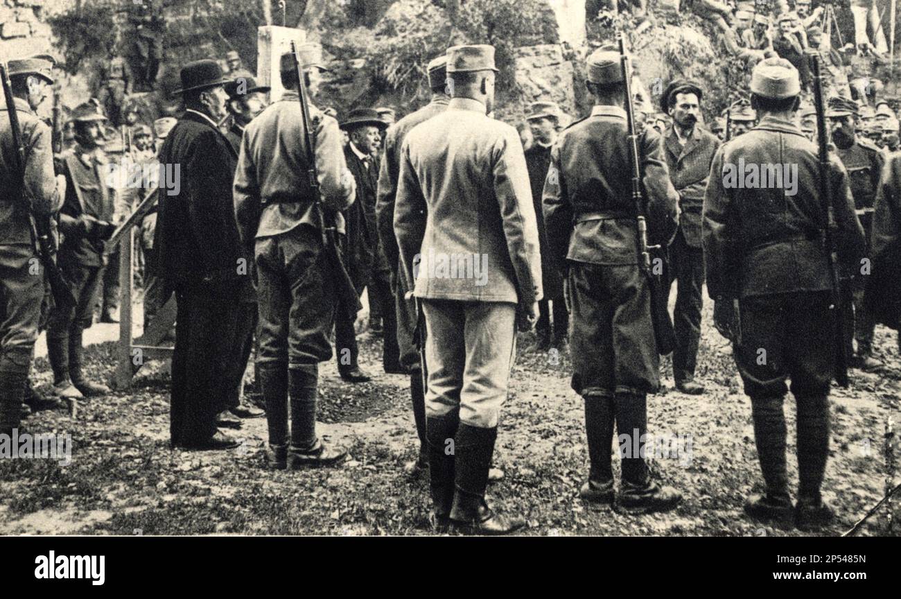 1916 , TRENTO , Trentino Alto Adige , ITALY : The italian patriot ...