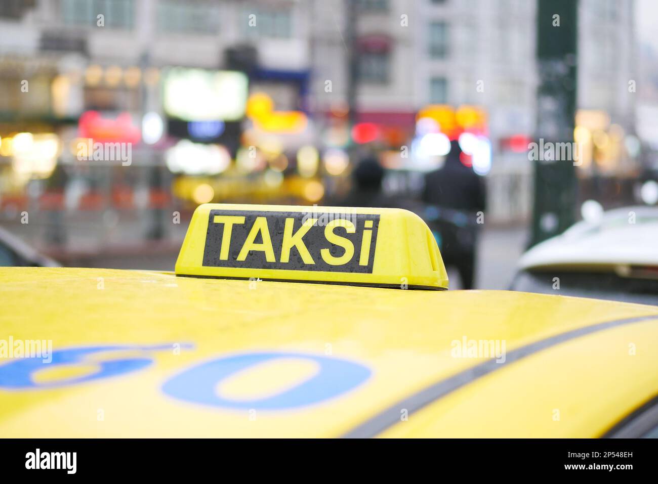 Istanbul taxi sign hi-res stock photography and images - Alamy