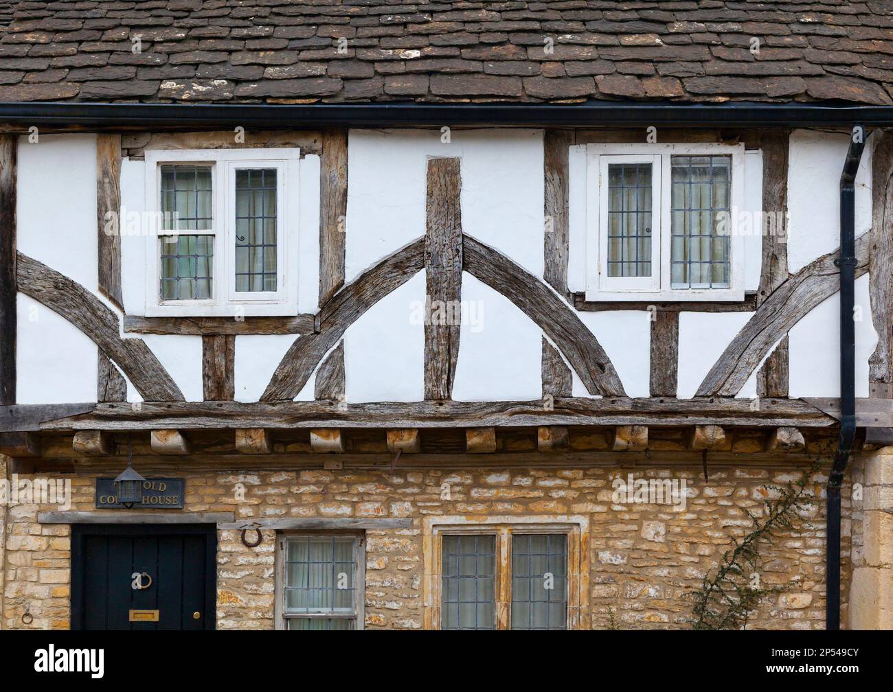 The old court house building, Castle Coombe, Cotswolds, UK Stock Photo ...