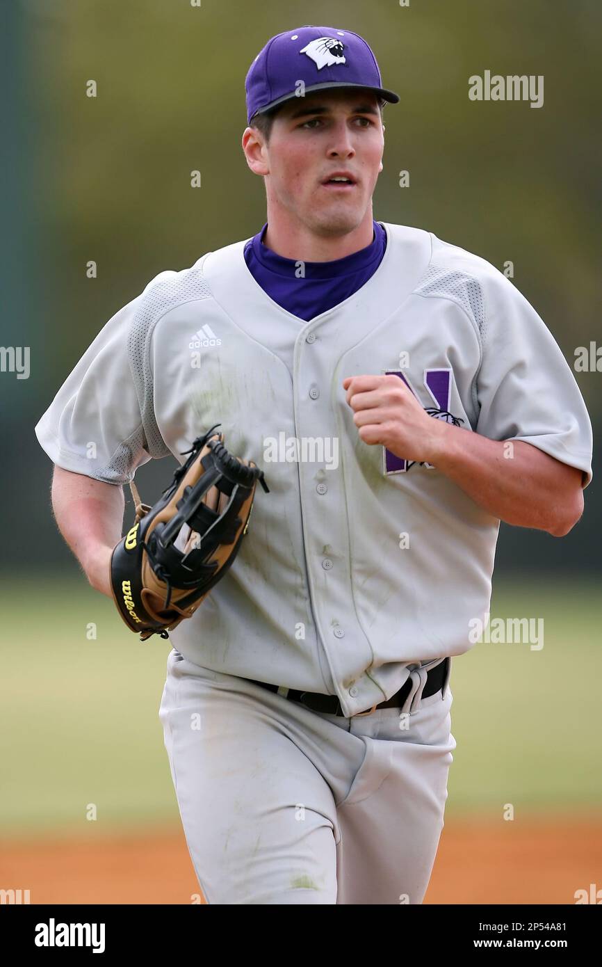 February 22, 2009: Centerfielder Jake Goebbert (25) of Northwestern ...