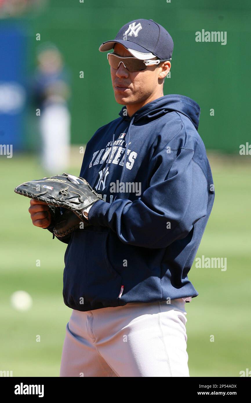 March 4, 2010: Jose Gil of the New York Yankees during a Spring ...