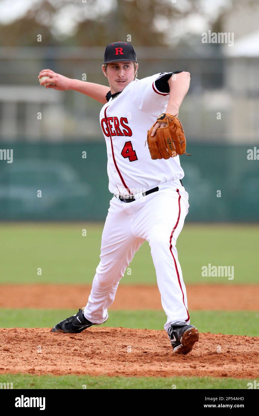 February 27, 2010: Pitcher Tyler Gebler (4) of the Rutgers Scarlet ...
