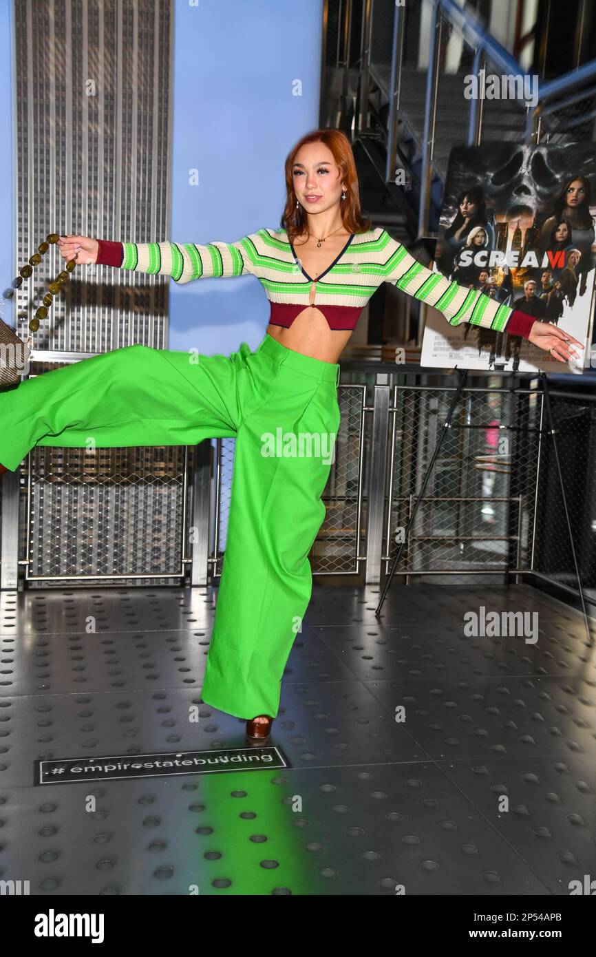 New York, USA. 06th Mar, 2023. Devyn Nekoda poses for a photo as The ...