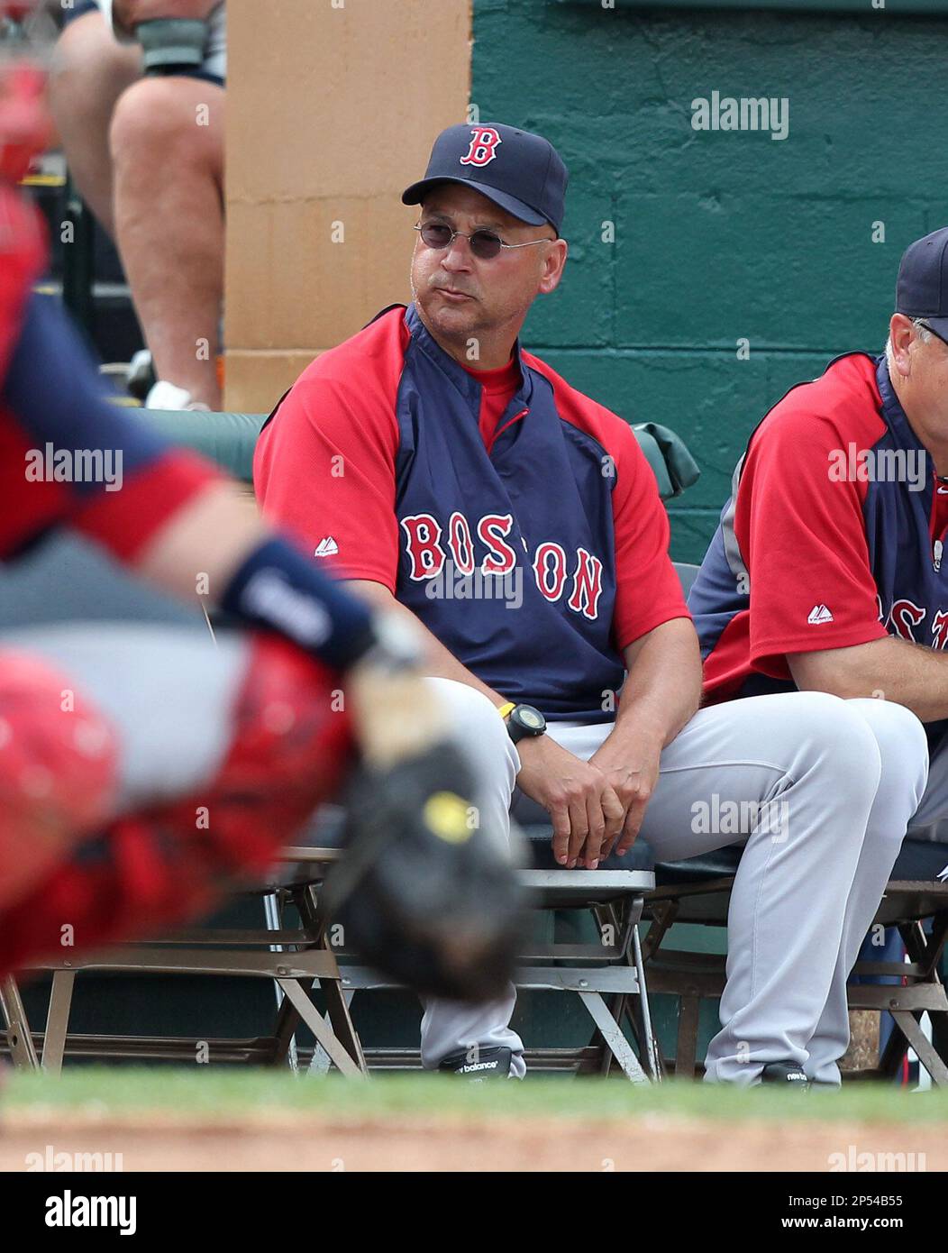 Boston Red Sox Terry Francona #47 during a spring training game vs. the ...