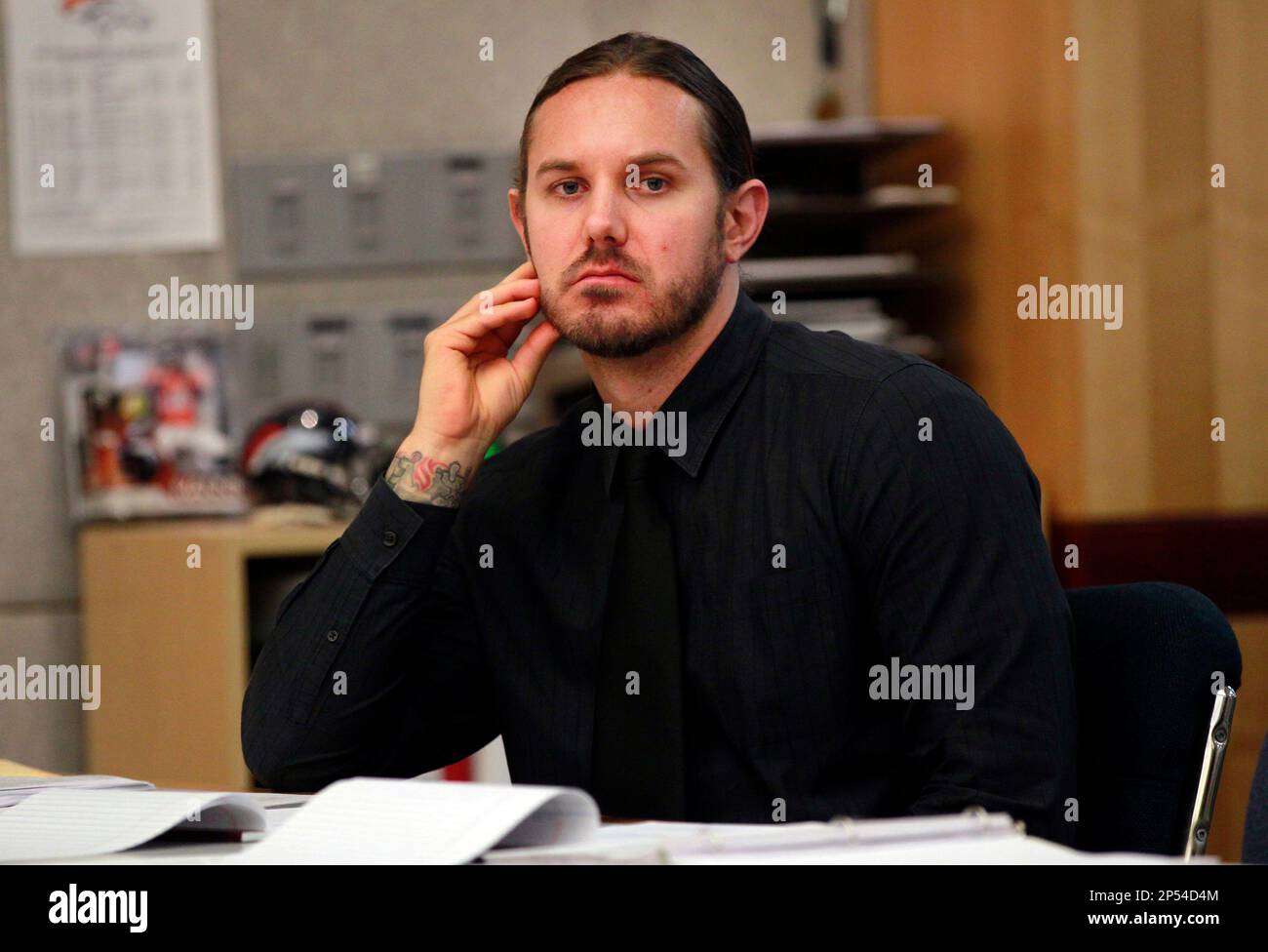 Timothy Lambesis, a co-founder of the Christian heavy metal band As I ...