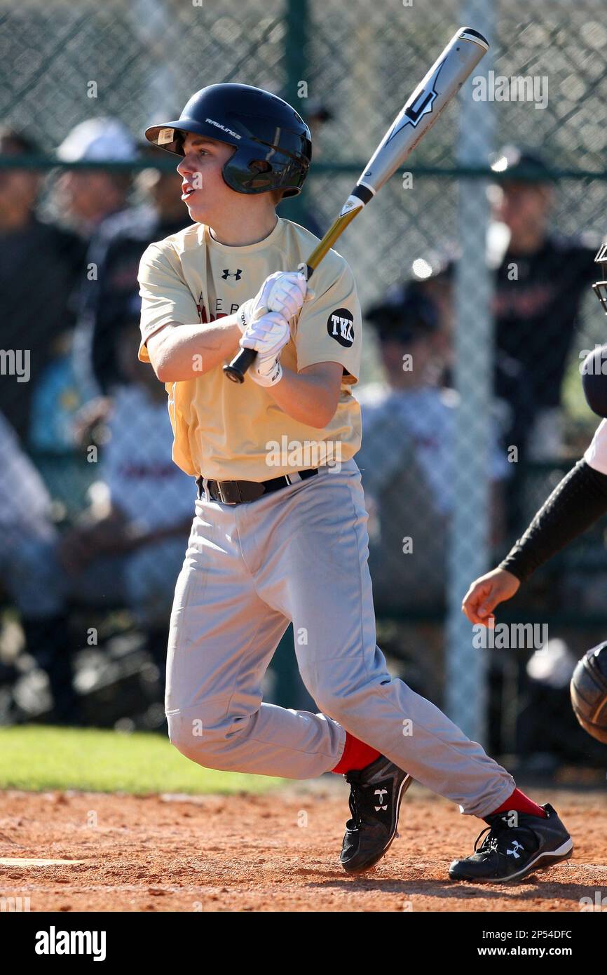 December 28, 2009: Dirk Malone (9) of the Baseball Factory Seminoles ...