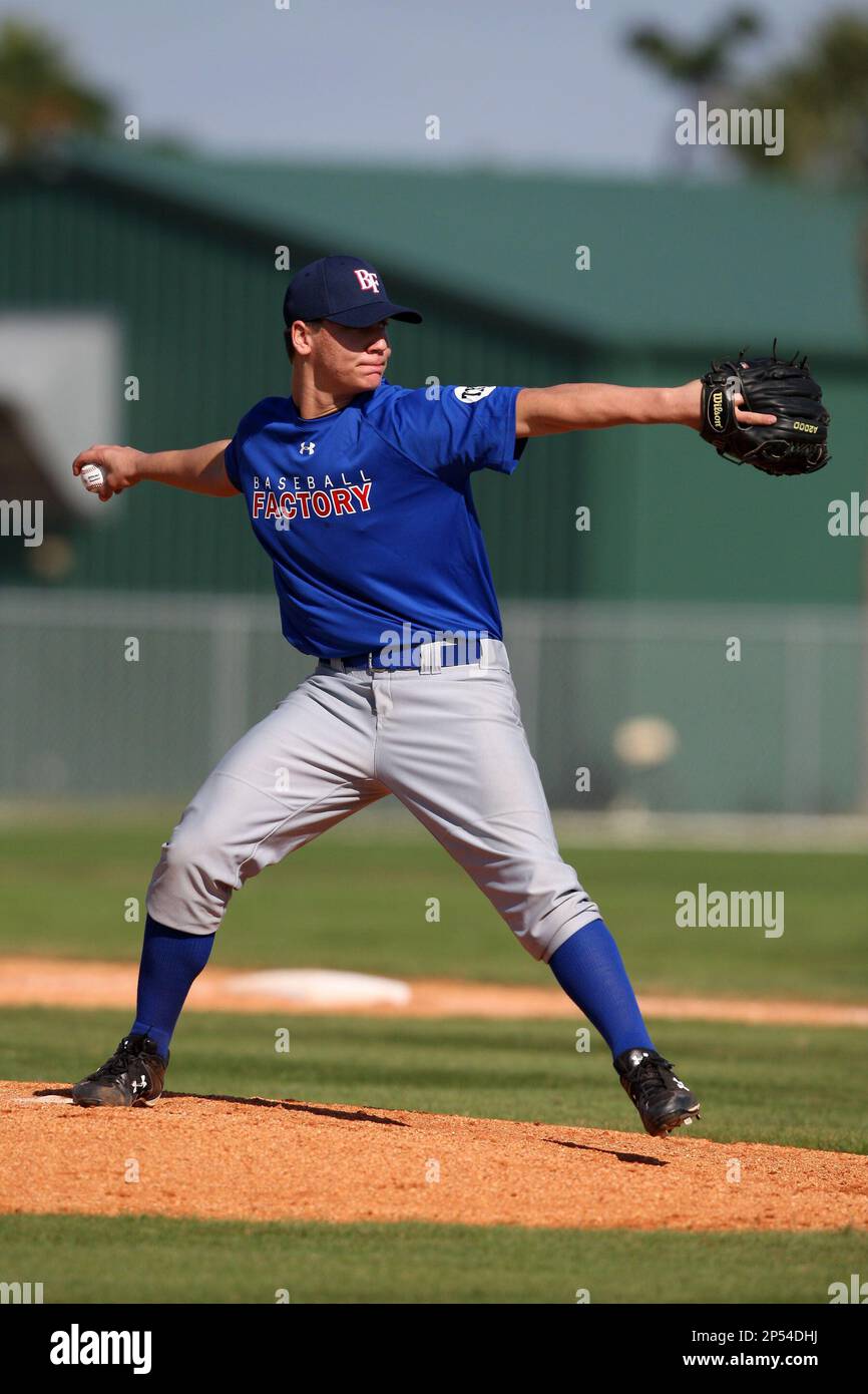 December 28, 2009: Joseph Menard (15) of the Baseball Factory Gators ...