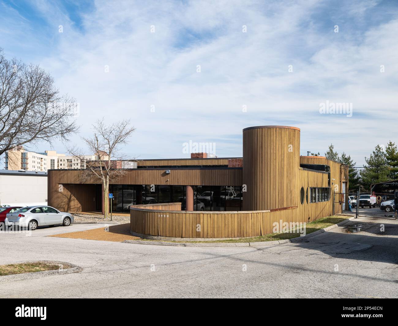 Post modernist office building Stock Photo - Alamy