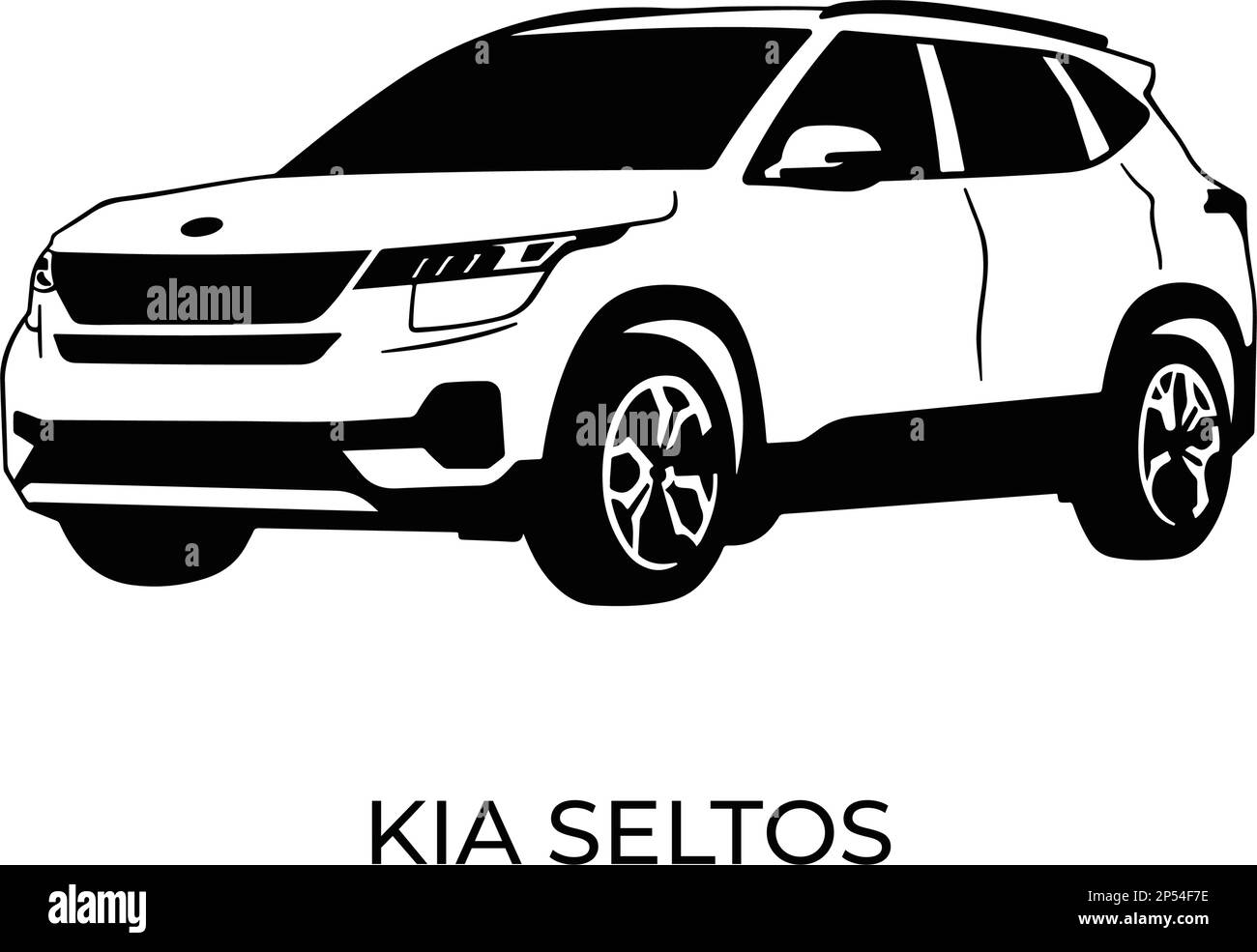 Kia seltos Stock Vector Images - Alamy