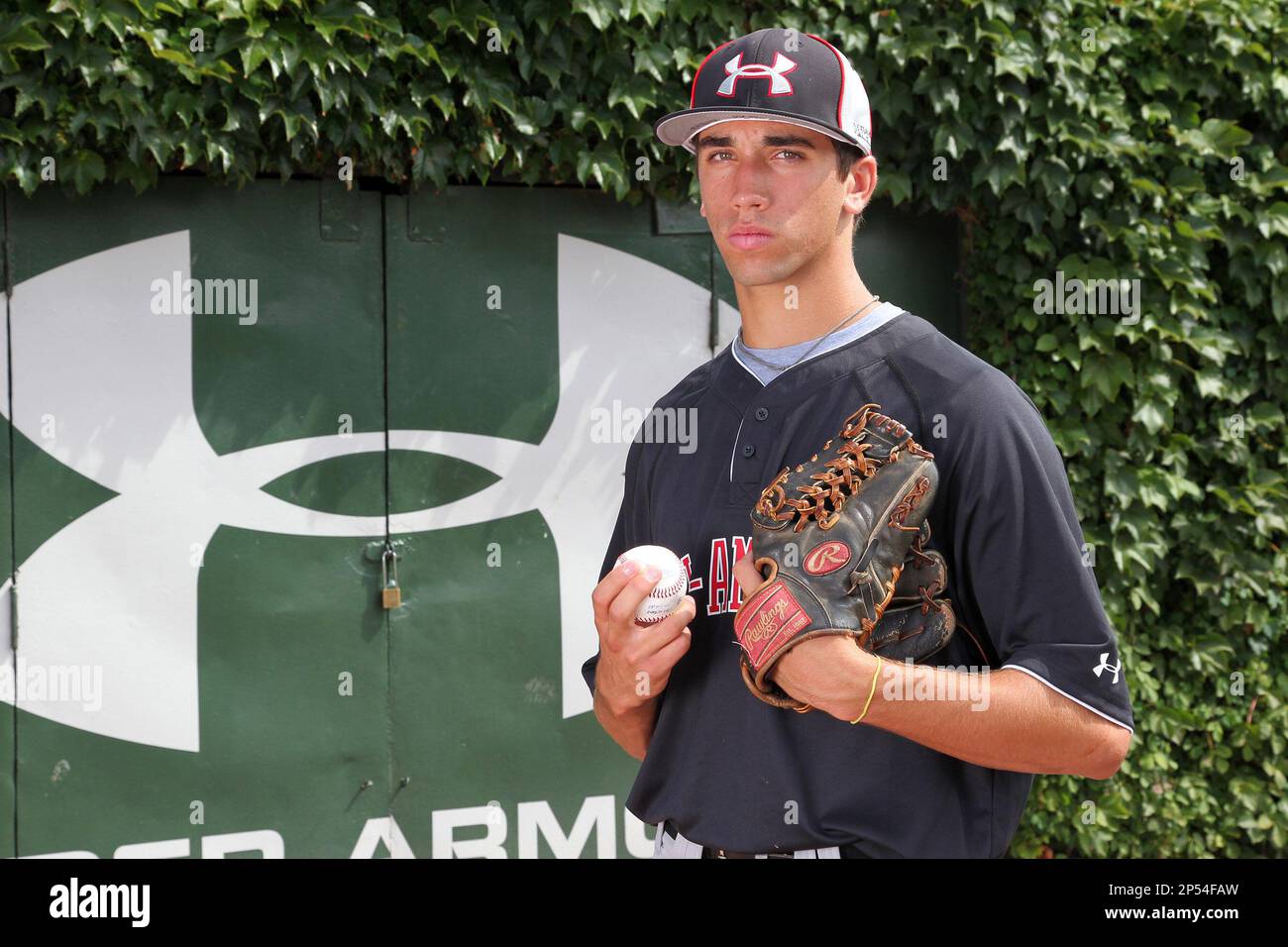 Benton Moss (9) poses for a photo before the 2010 Under Armour All ...
