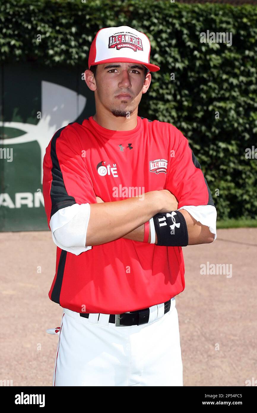 August 17 2008: Deven Marrero (11) of the Team One team poses for a ...