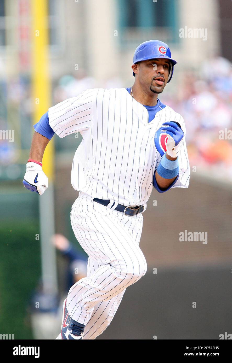 Derek Lee of the Chicago Cubs during a game against the San Diego ...