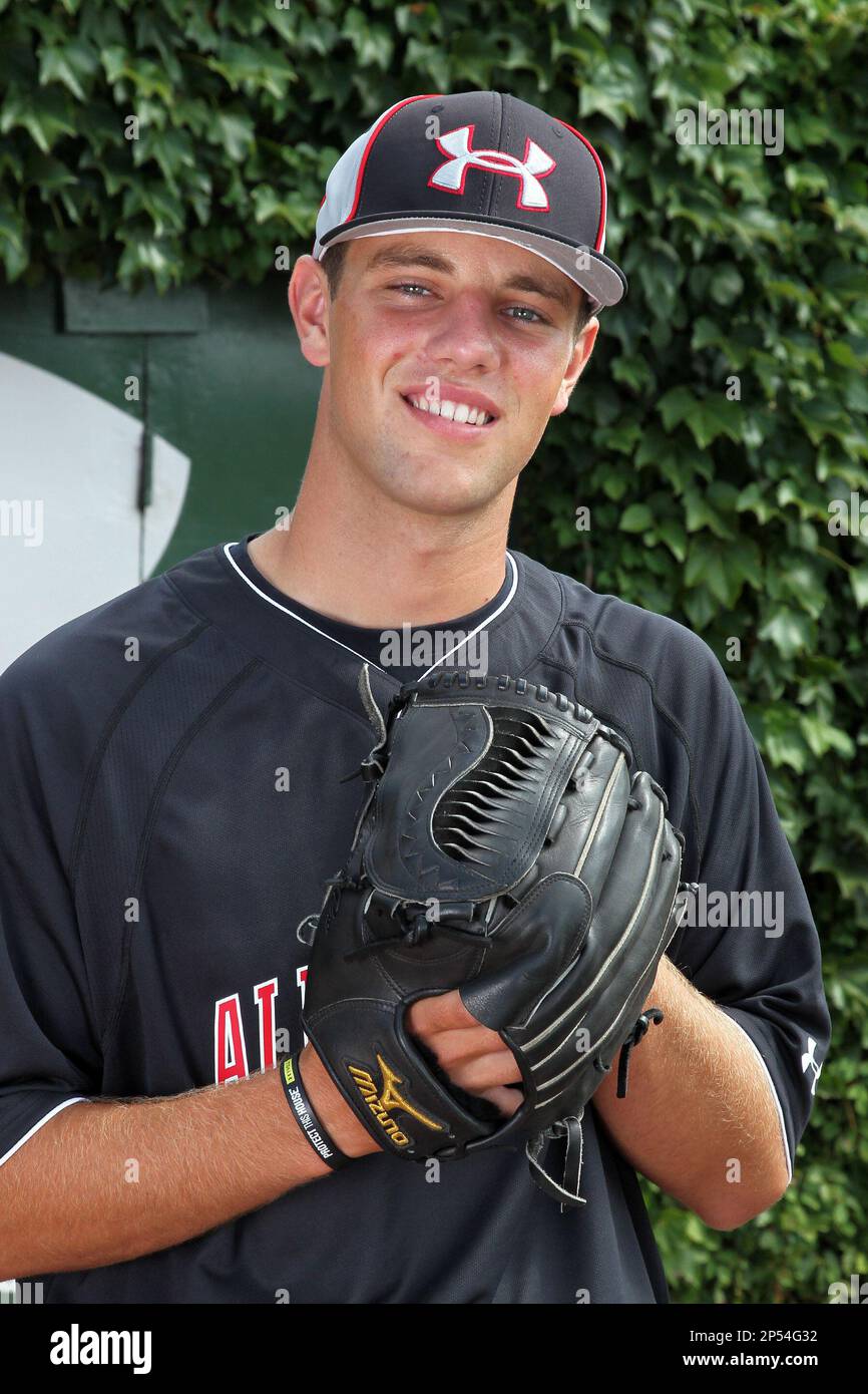 John Hochstatter (25) poses for a photo before the 2010 Under Armour ...