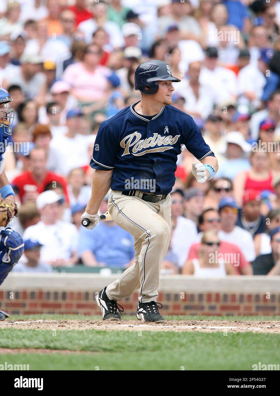 Chase Headley of the San Diego Padres during a game against the Chicago ...