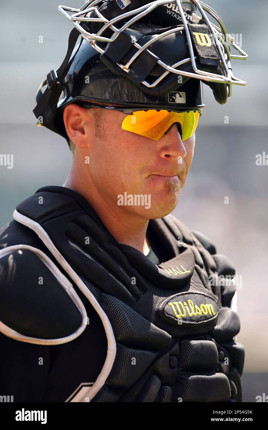 August 15 2008: Catcher Toby Hall of the Chicago White Sox before a ...