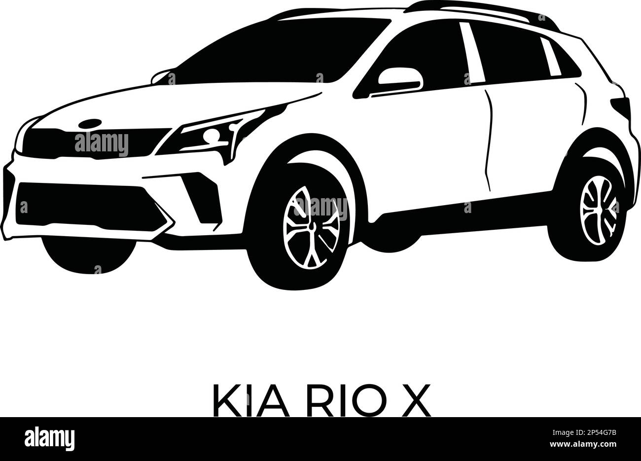 Kia rio Stock Vector Images - Alamy
