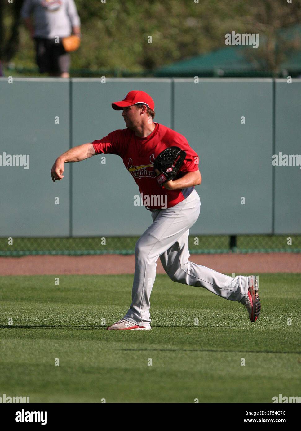 Josh Hancock of the St. Louis Cardinals during a Spring Training game ...