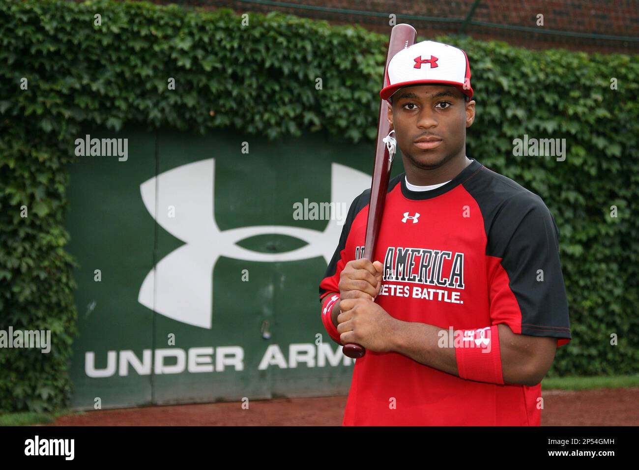 August 7, 2009: Outfielder Reggie Golden (21) of Team One poses for a ...