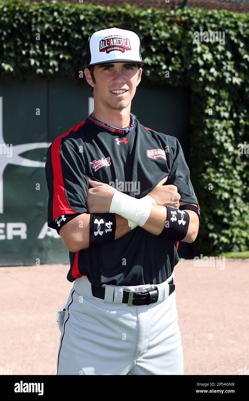 August 17 2008: Nick Franklin (14) of the Baseball Factory team poses ...
