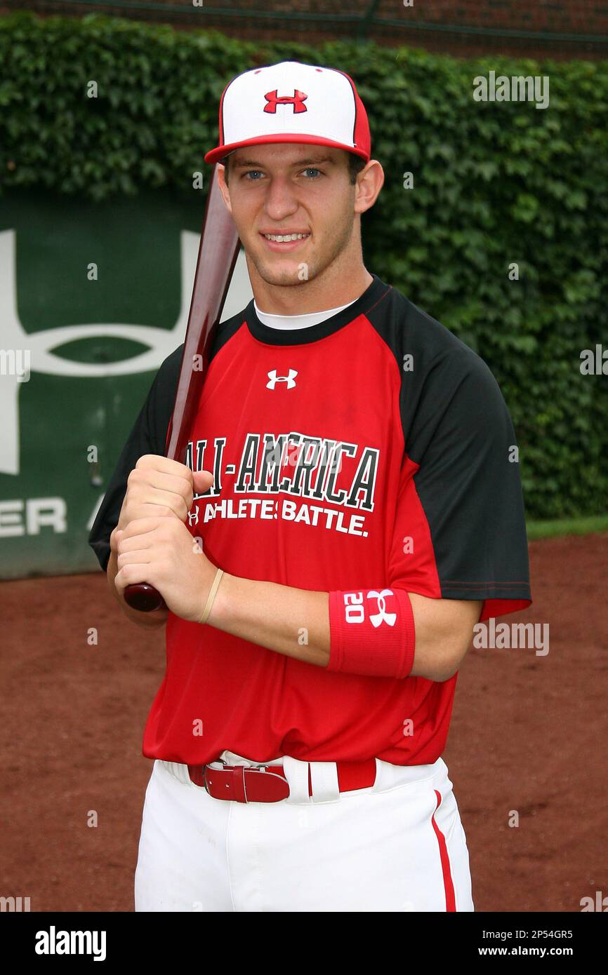 August 7, 2009: Catcher Jacob Felts (20) of Team One poses for a photo ...