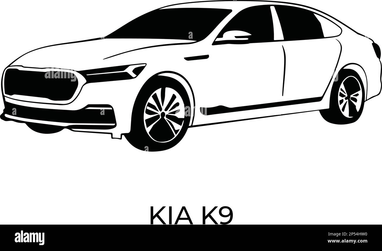 Kia car Stock Vector Images - Alamy