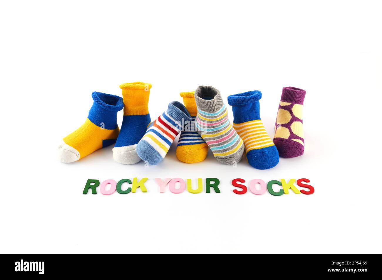 World Down syndrome day background. Rock you socks day Stock Photo - Alamy