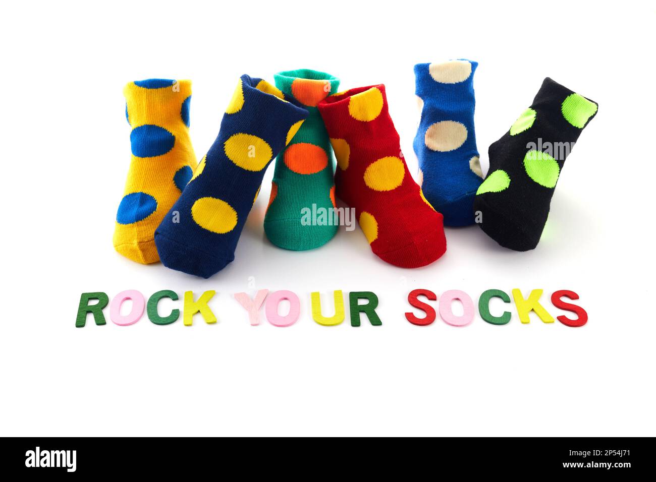 World Down syndrome day background. Rock you socks day Stock Photo - Alamy