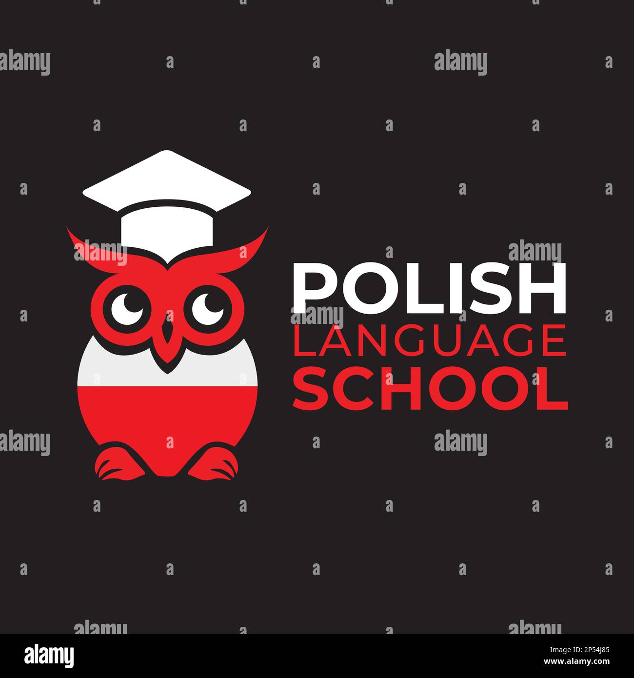 Vector logo of the Polish language school Stock Vector Image & Art - Alamy
