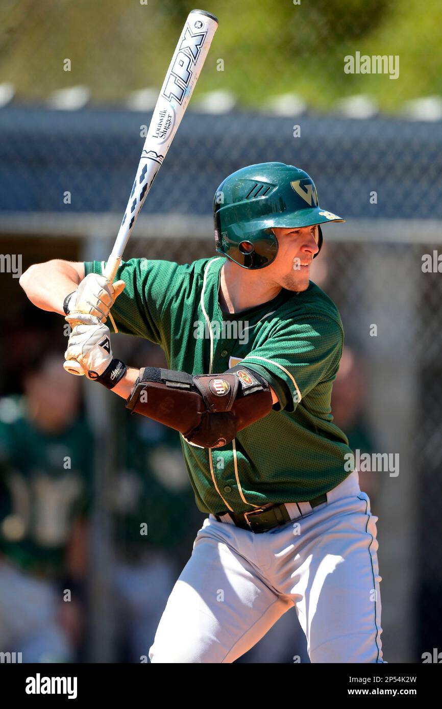 Wayne State Warriors first baseman Kyle Zimmerman #32 during a game ...