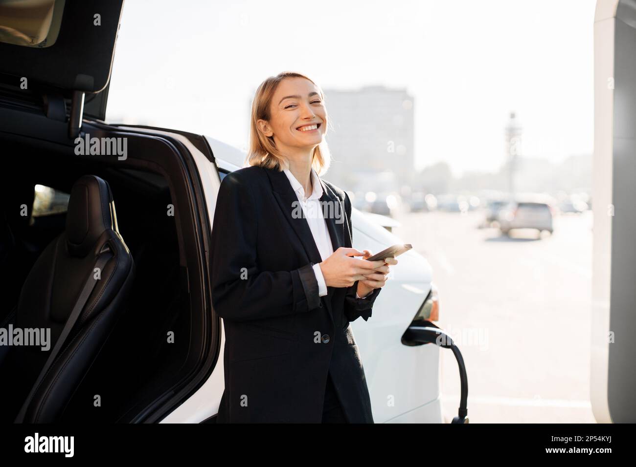 Safe ev charging station hi-res stock photography and images - Alamy
