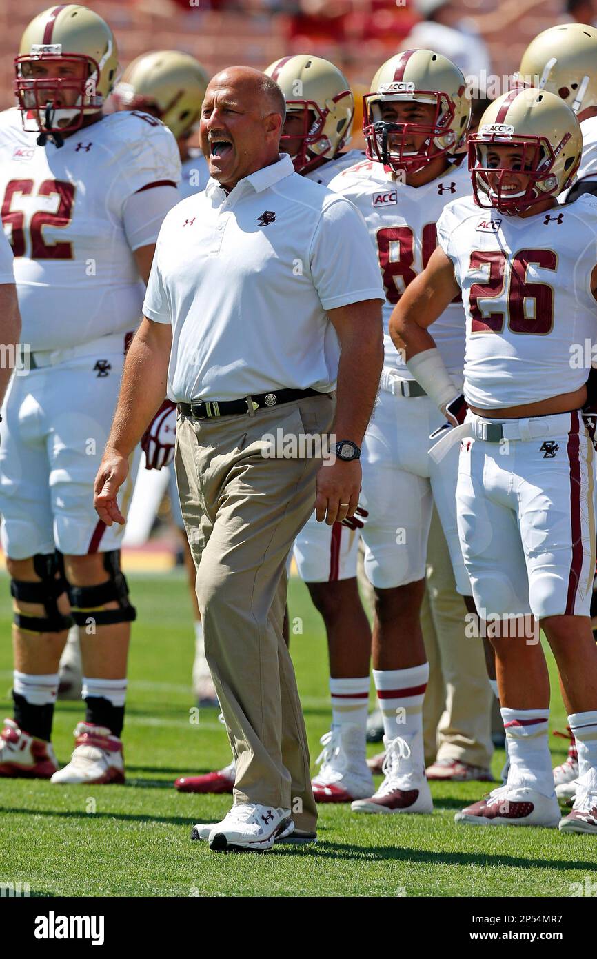 September 14, 2013: Boston College Eagles head coach Steve Addazio in ...