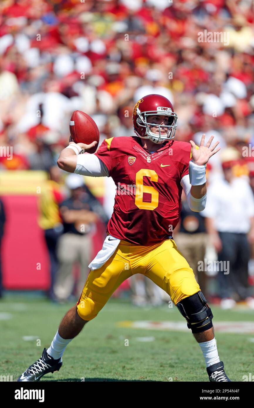 September 14, 2013: USC Trojans quarterback Cody Kessler #6 throws a ...