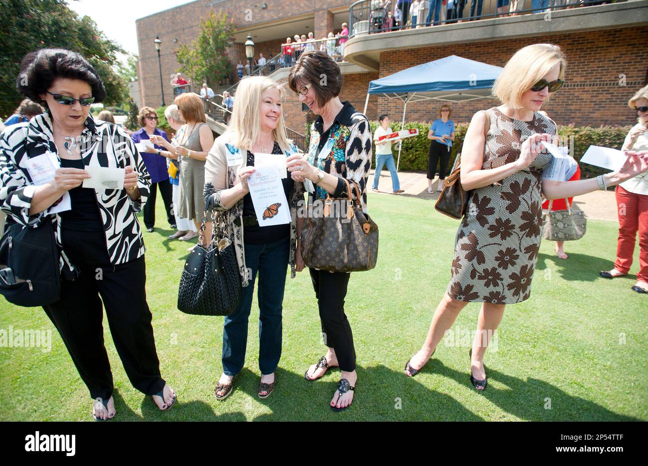 Tyler, Texas residents, from left, Nancy Wrenn, Connie Seale, Mary Ann ...