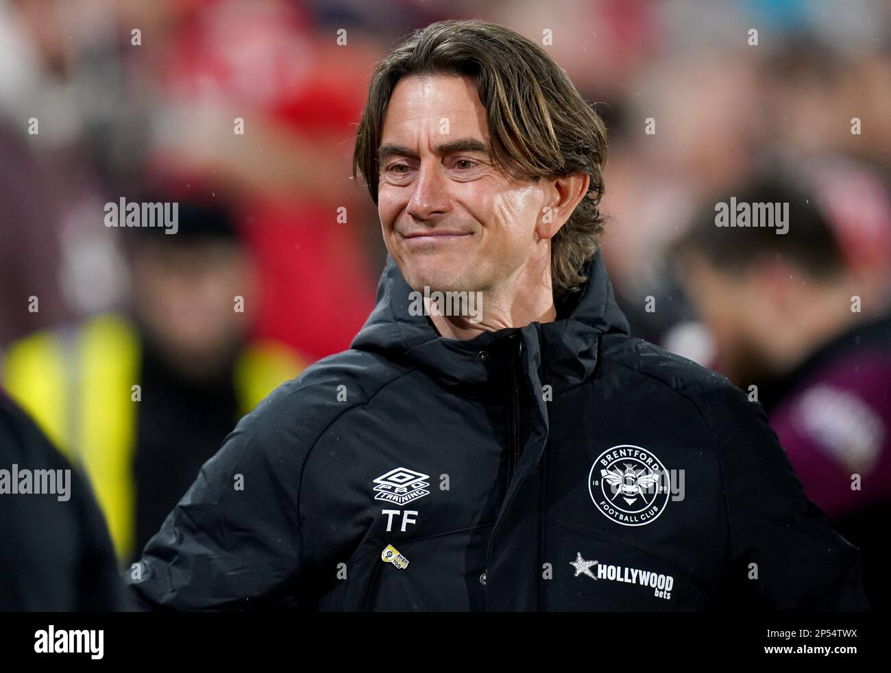 Brentford manager Thomas Frank ahead of the Premier League match at the ...