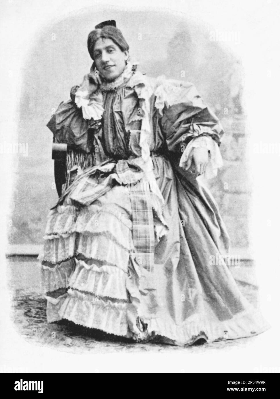 1900 c, ITALY : The italian actor DAVIDE CARNAGHI ( 1865 - 1903 ) in LA ...