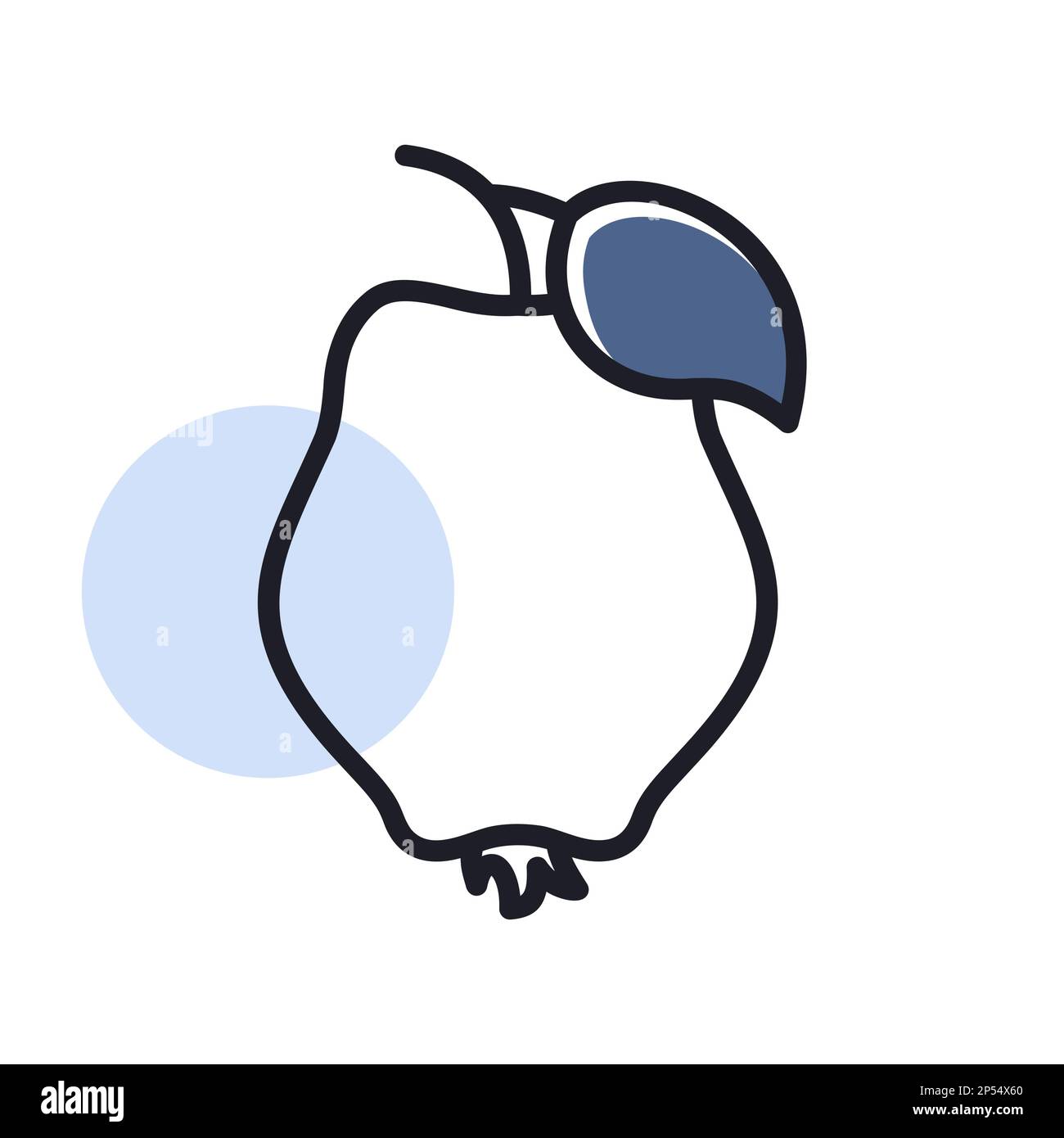 Quince vector icon. Graph symbol for food and drinks web site, apps ...