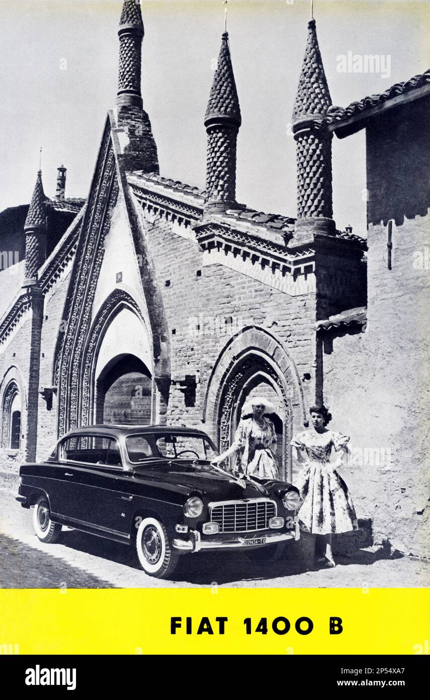 1956 , Italy : The italian car industry FIAT ( F.I.A.T. Fabbrica ...