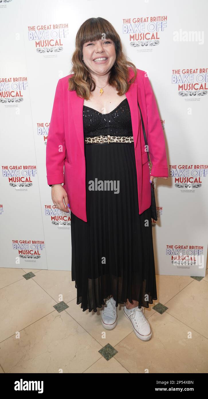 Briony May Williams attending the West End opening of The Great British ...