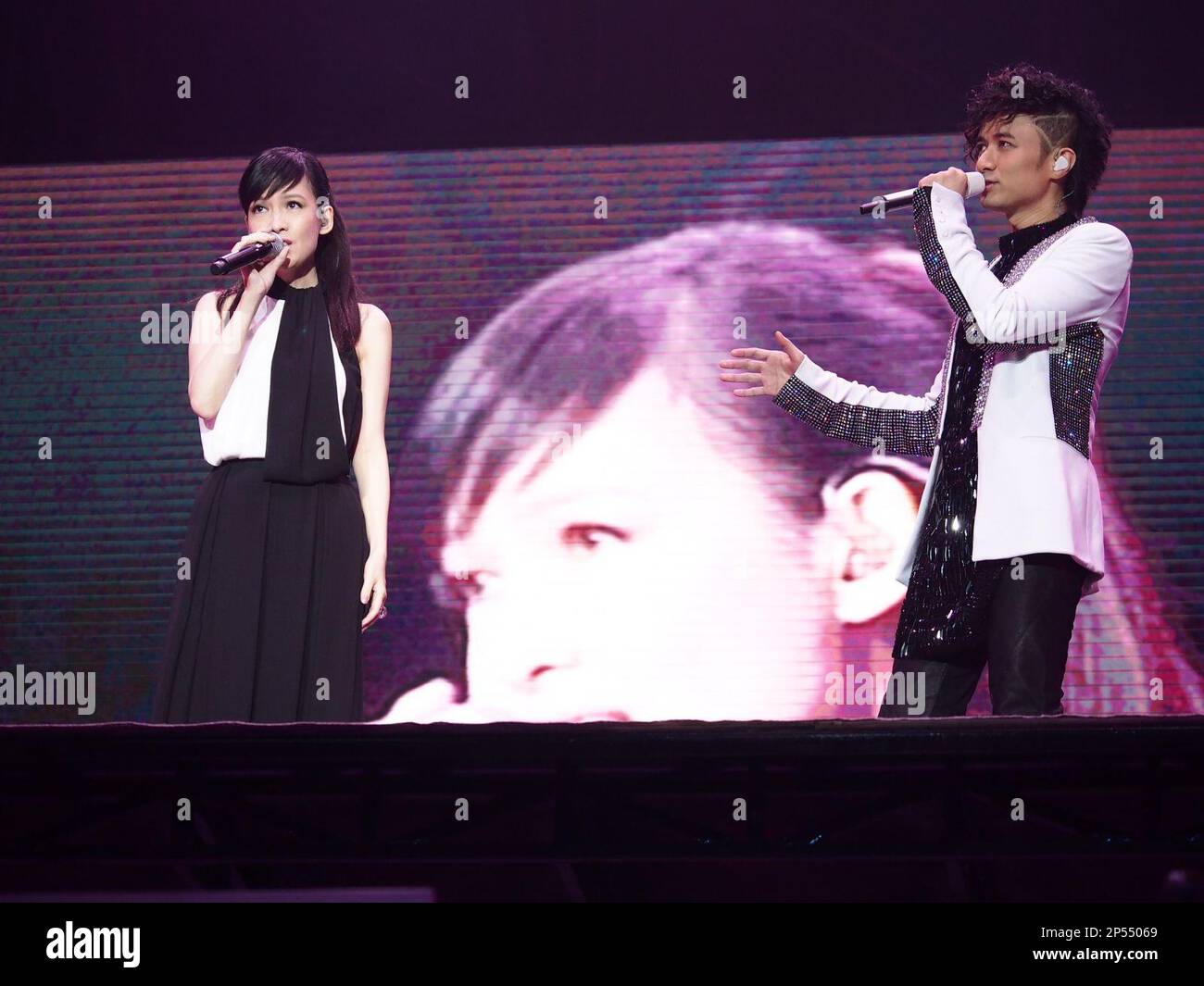 Singer Leo Ku holds concert Amazing World in Guangzhou,China on Monday ...