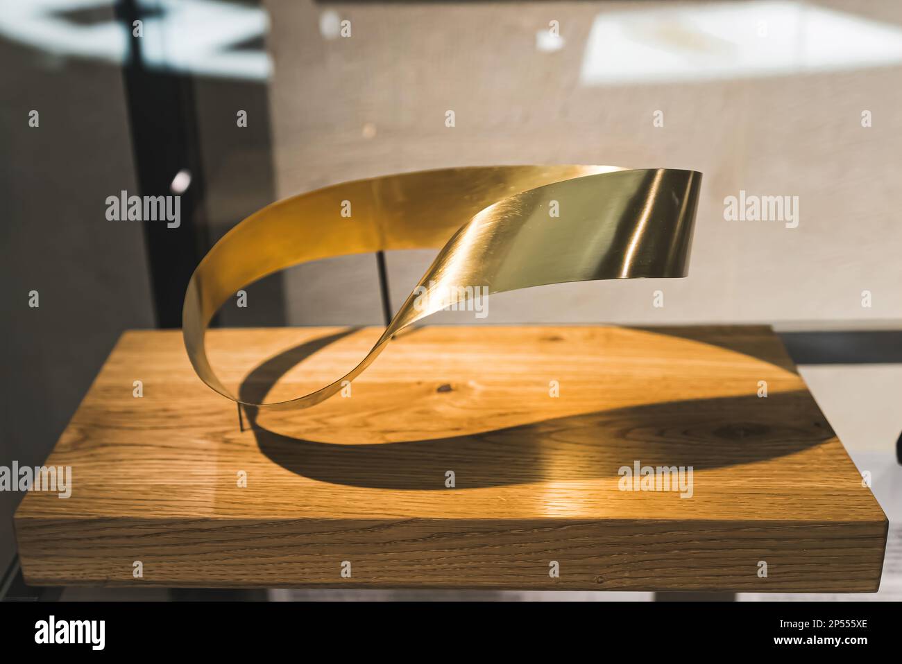 Mobius strip, a mathematical object, in Museum of Technology in Warsaw ...