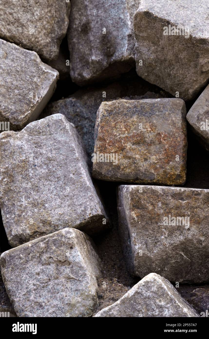 Large pile concrete blocks hi-res stock photography and images - Alamy
