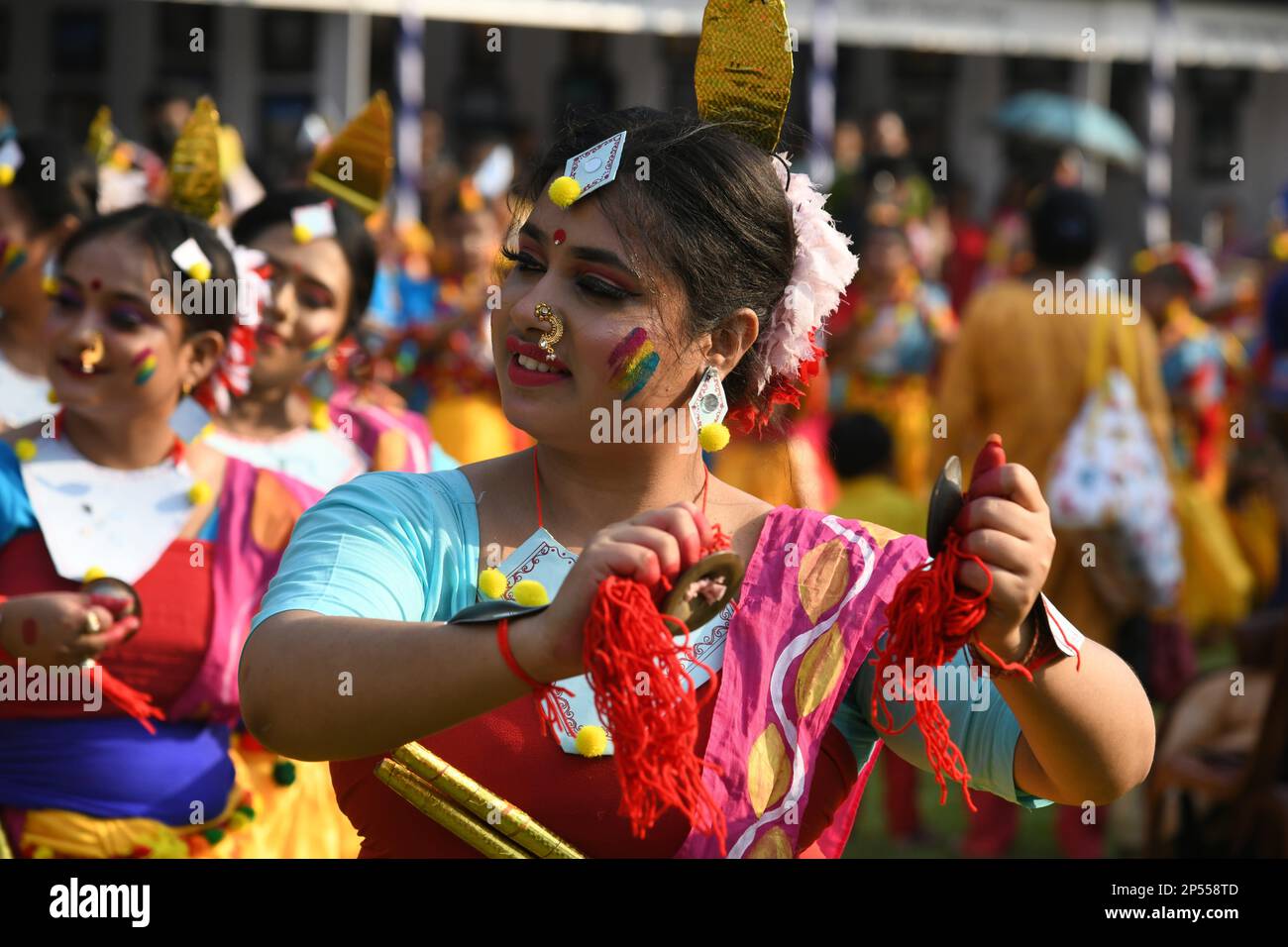 Kolkata, India. 05th Mar, 2023. March 05, 2023, Kolkata, India: Dancers ...