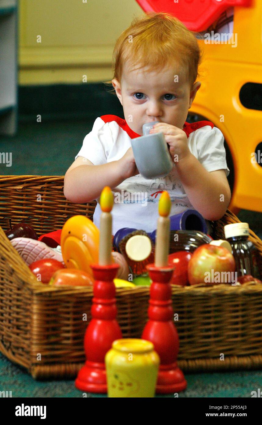 Sasha Maversberger, 1, poses for her picture, Wednesday, Sept.4, 2013 ...
