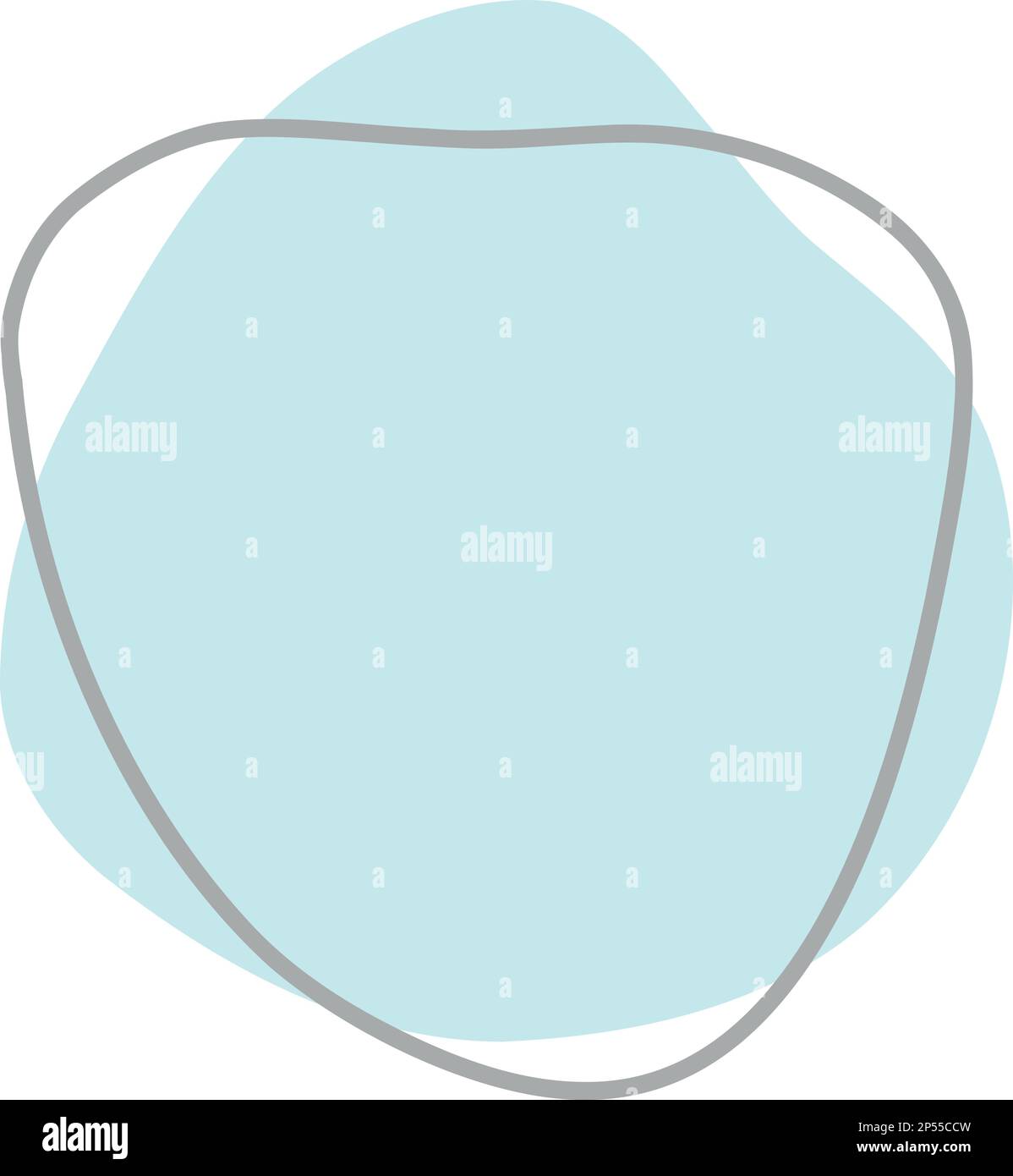 Organic abstract fluid shape. Creative liquid blob elements with curvy ...