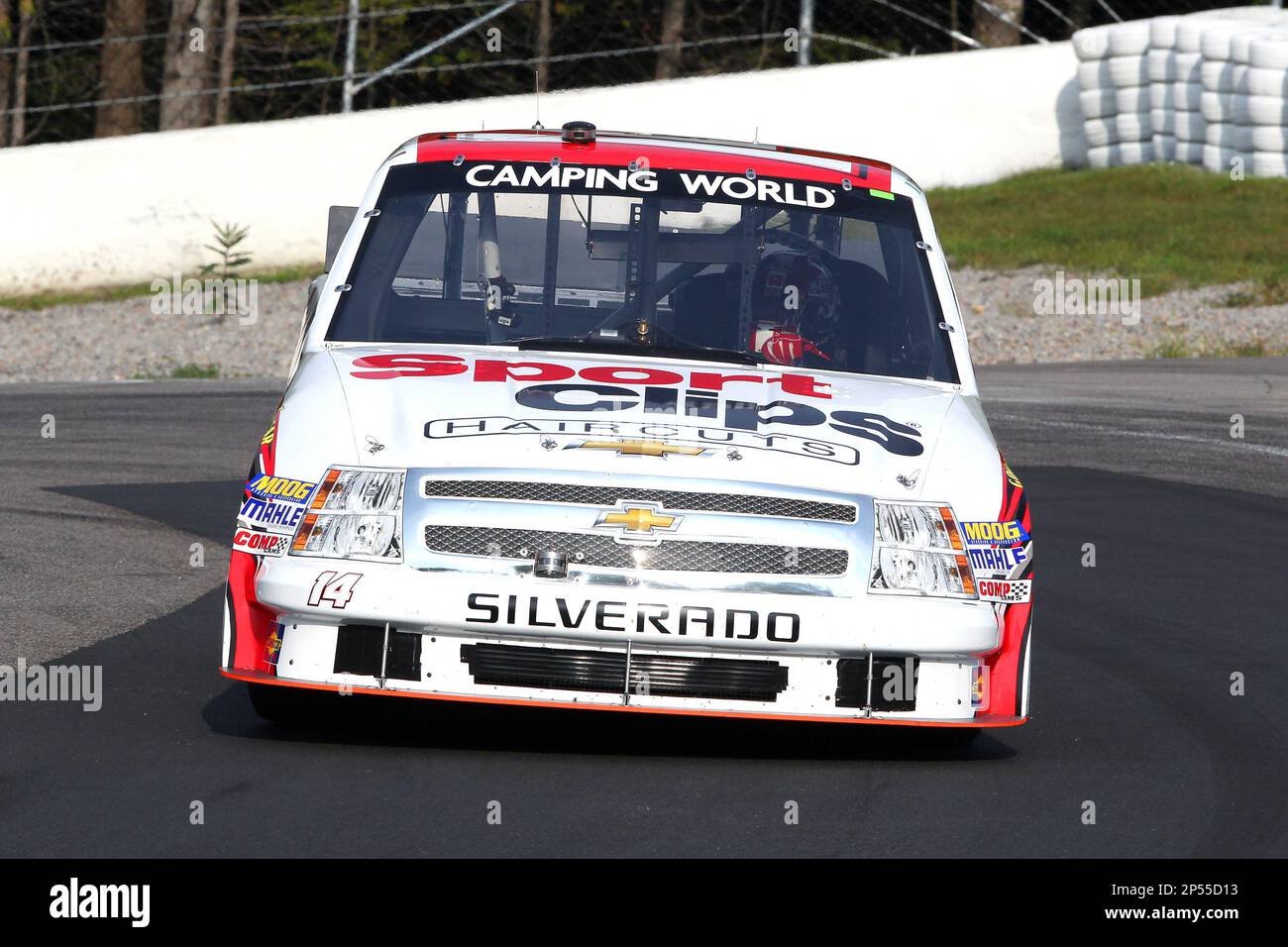 Max Papis during practice for the NASCAR Truck Series Chevrolet ...