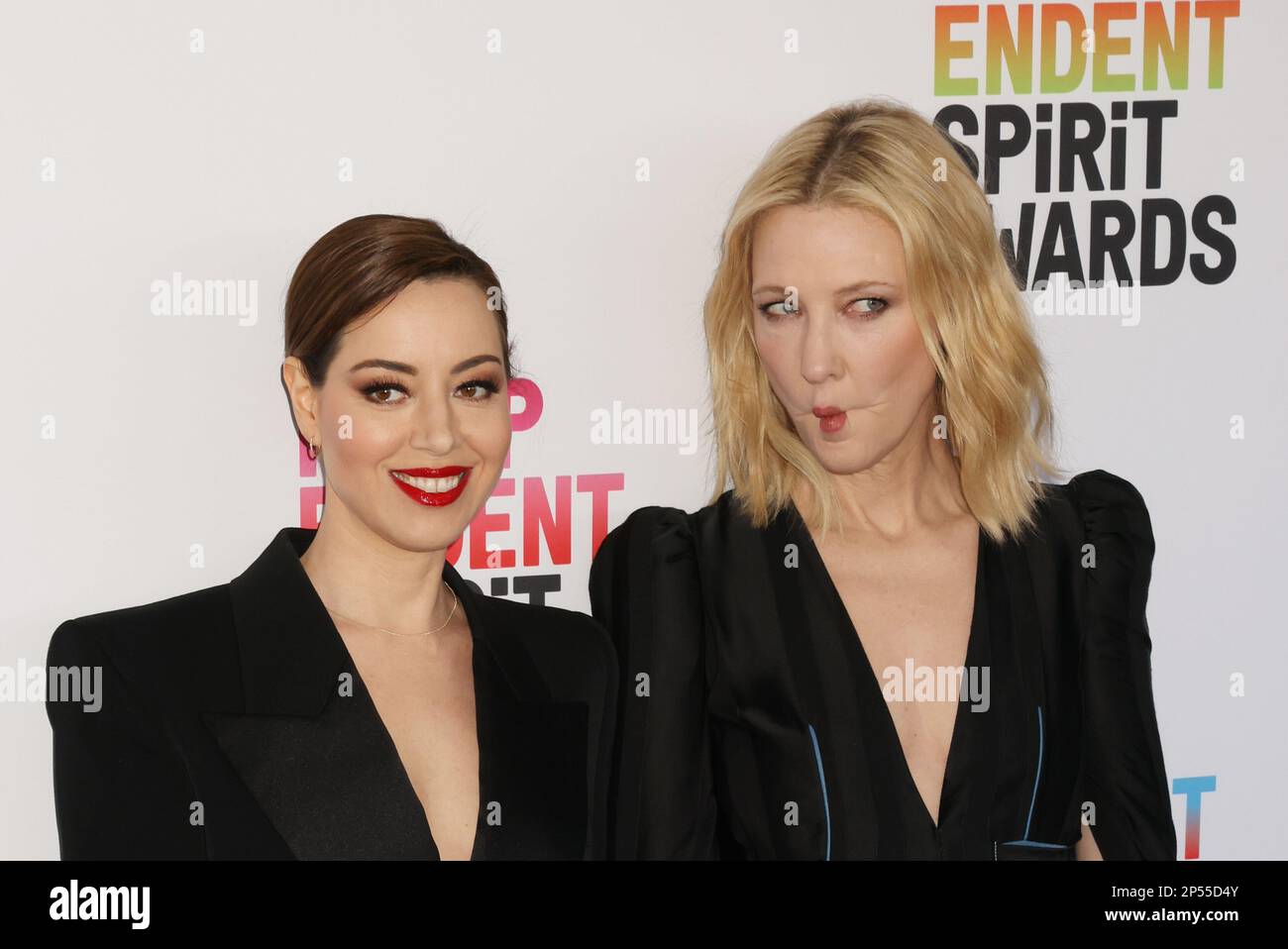 Aubrey Plaza, Cate Blanchett 03/04/2023 2023 Film Independent Spirit ...