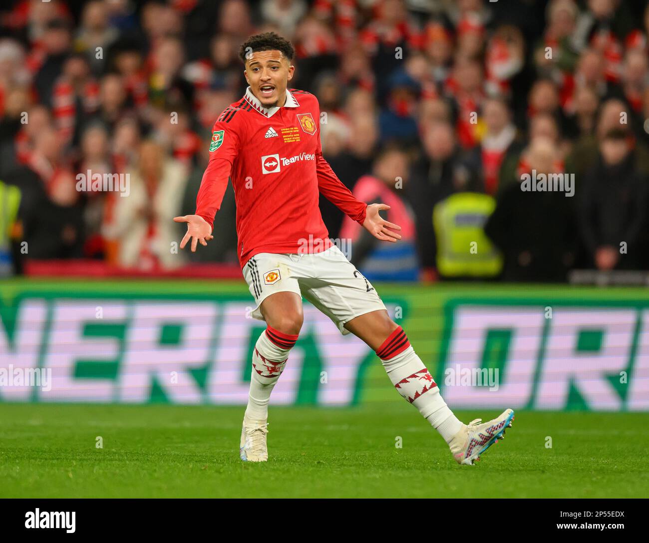 Jadon sancho 2023 manchester united hi-res stock photography and images - Alamy