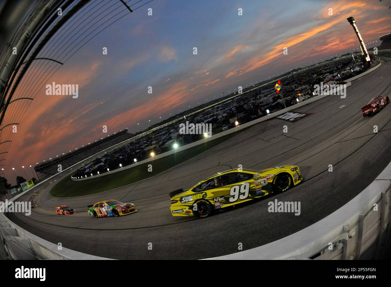 Carl Edwards (99) during the NASCAR Sprint Cup Series race ADVOCARE 500 ...